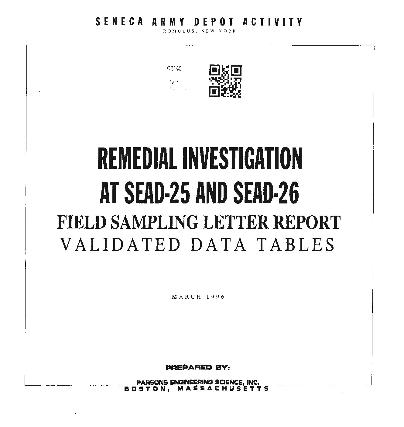 02140 – Seneca Army Depot